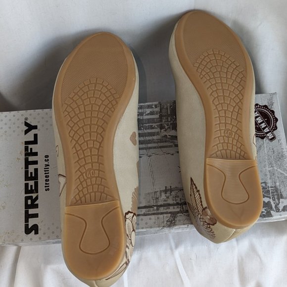 Streetfly | Shoes | Streetfly Antique Bird Ballerina Ballet Flats Size ...